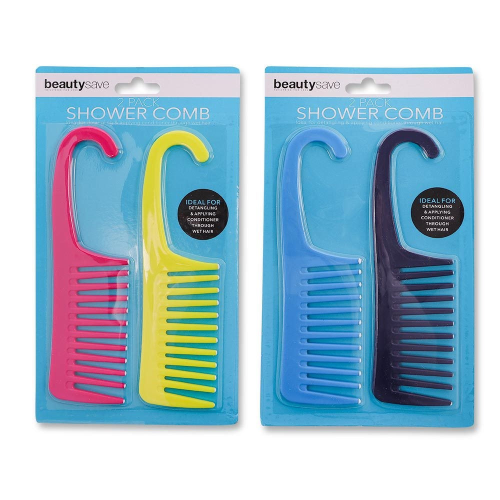Shower Comb 2 Pack – Poundstretcher
