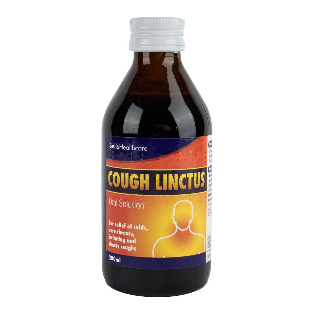 Bells Cough Linctus Oral Solution 200ml | Poundstretcher