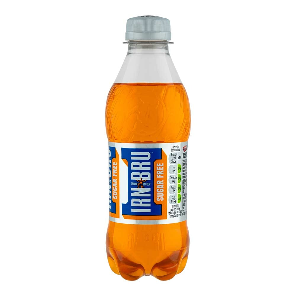Irn Bru Soft Drink Bottle Sugar Free 250ml | Poundstretcher