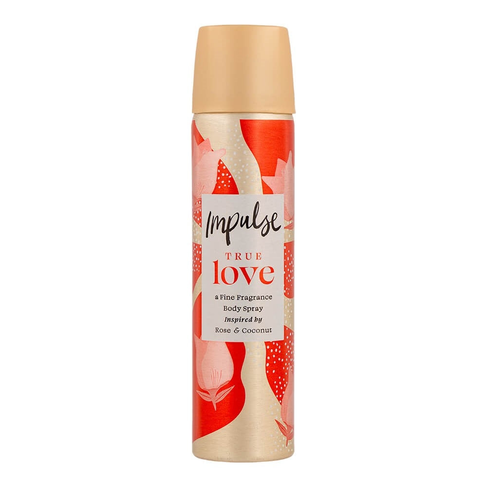 Impulse Body Spray Deodorant True Love 75ml – Poundstretcher