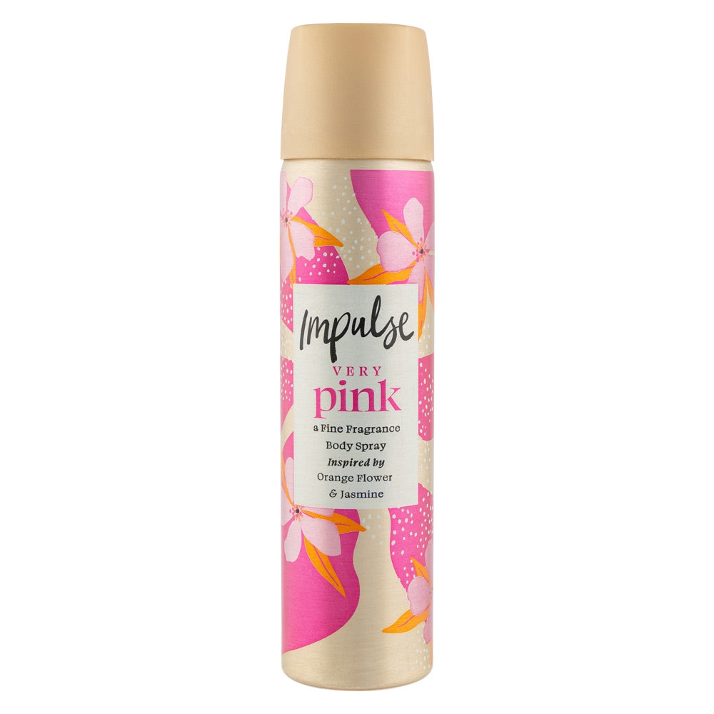 Impulse Body Spray Deodorant Very Pink 75ml – Poundstretcher