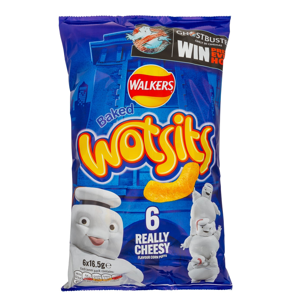 Walkers Baked Wotsits 16.5g x 6 Pack | Poundstretcher