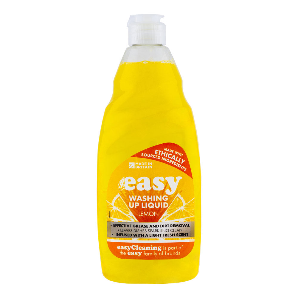 Easy Washing Up Liquid Lemon 500ml | Poundstretcher