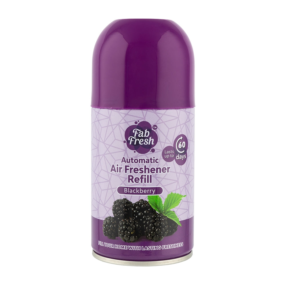 Fab Fresh Automatic Air Freshener Refill Blackberry 250Ml – Poundstretcher