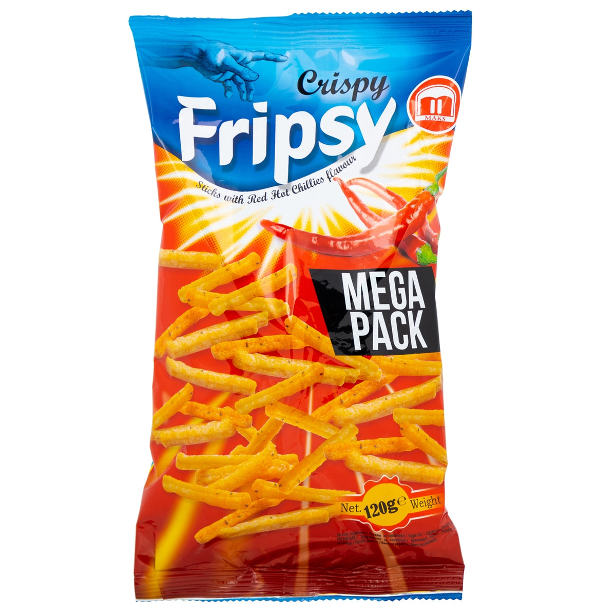 Fripsy Crisps Stix Chilli 120g | Poundstretcher