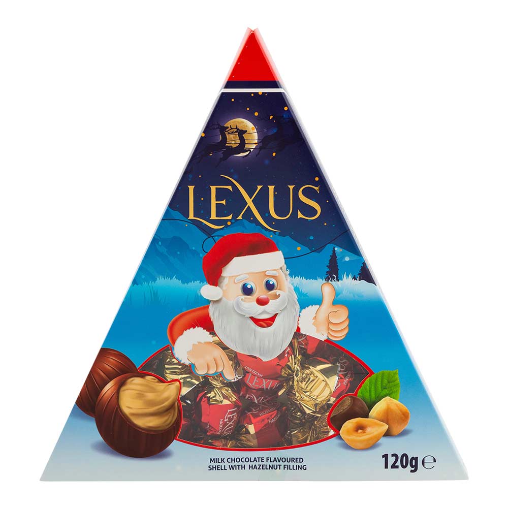 Lexus Milk Chocolate Festive Box 120g | Poundstretcher