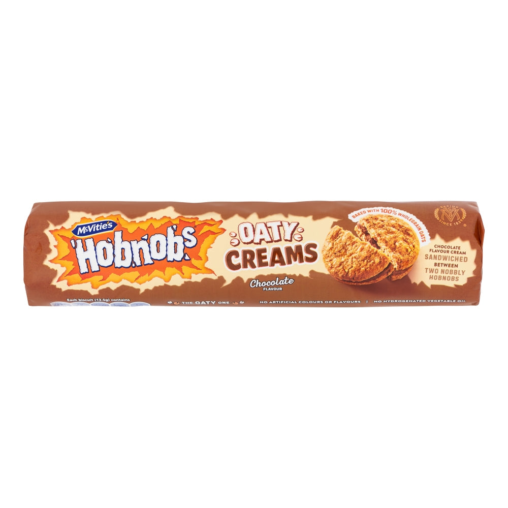 McVitie's Hobnobs Chocolate Cream Biscuits 160g – Poundstretcher