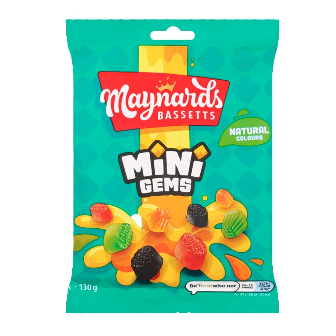 Maynards Mini Gems 135g – Poundstretcher
