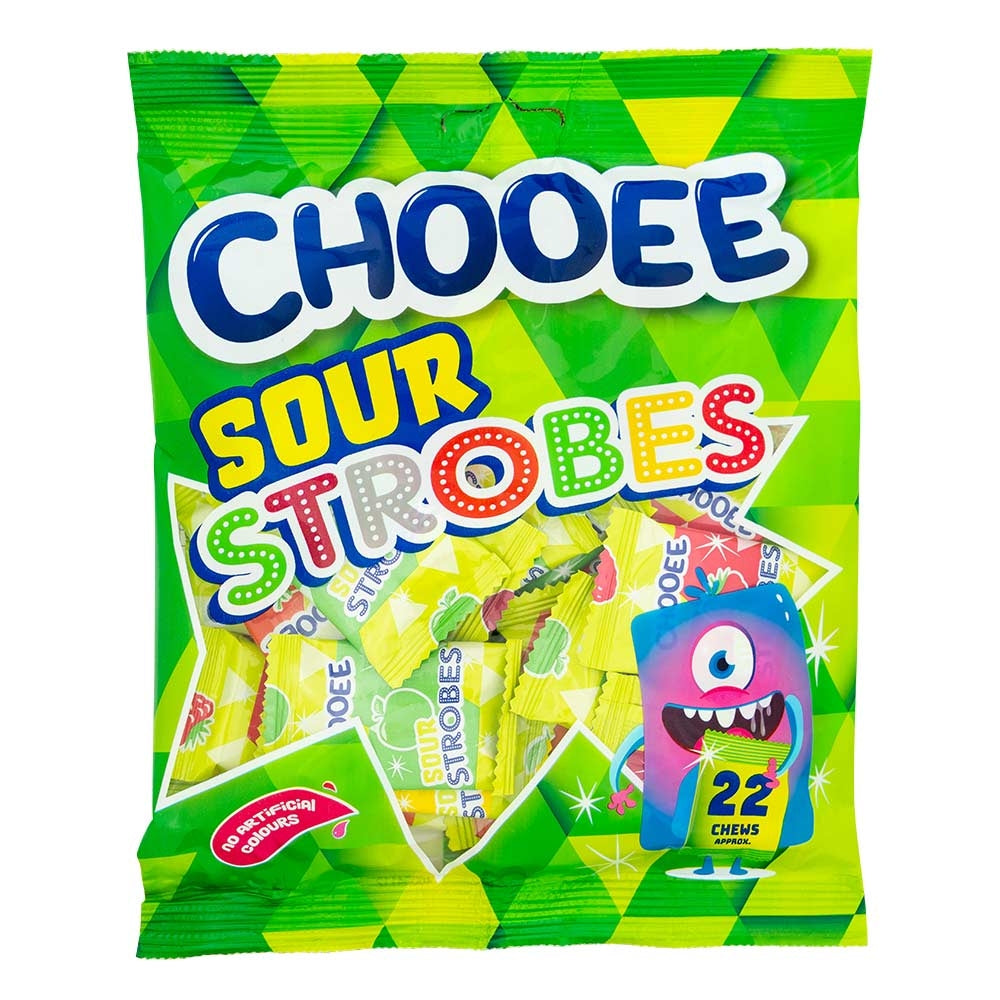 Chooee Sour Strobes 180g | Poundstretcher