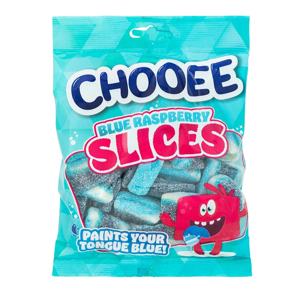 Chooee Blue Raspberry Slices 180g | Poundstretcher
