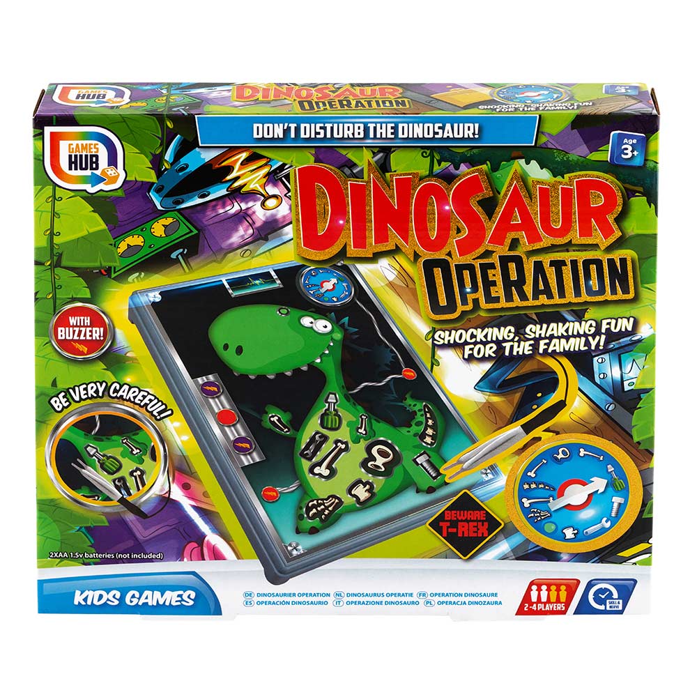Dinosaur Operation Kids Board Game | Poundstretcher