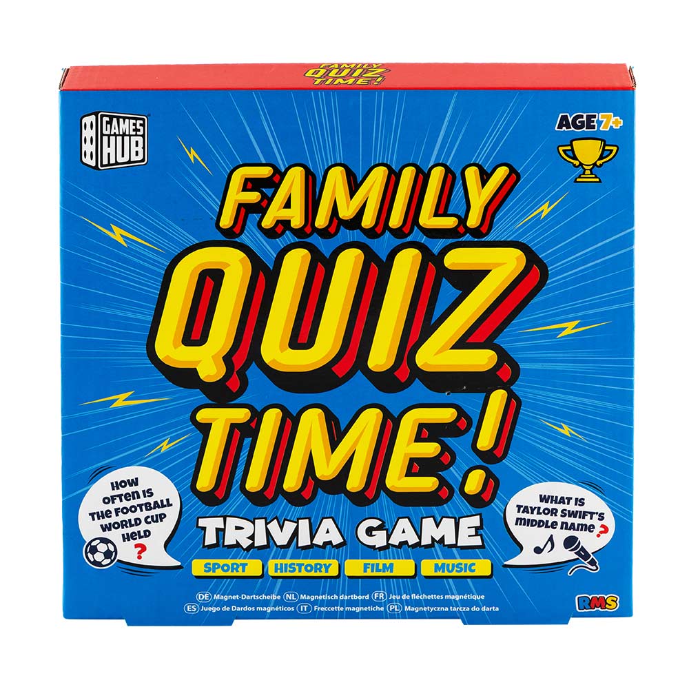 Family Quiz Time Trivia Game | Poundstretcher