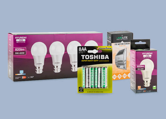 Light Bulbs & Batteries | Poundstretcher